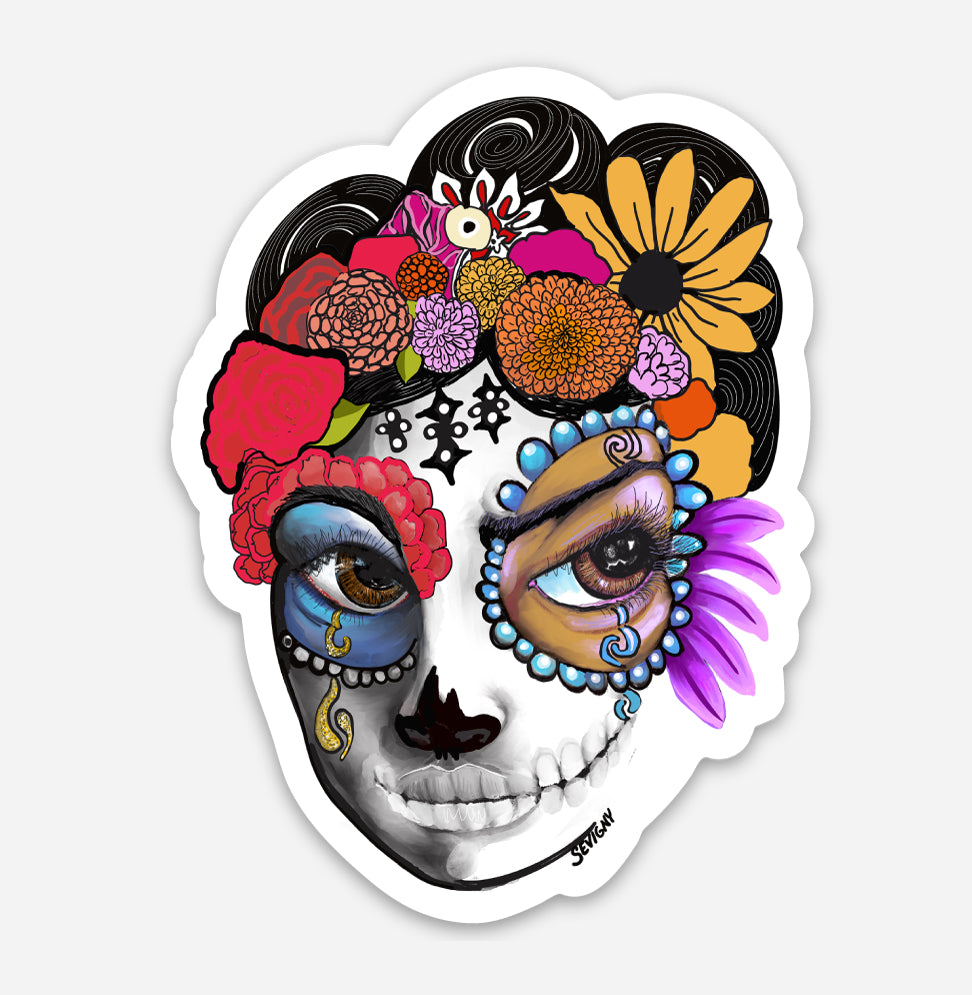 DIA DE LOS MUERTOS STICKER – Sevigny Studio