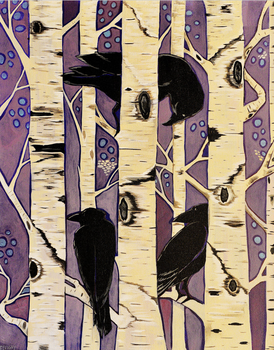 THREE PURPLE RAVENS – Sevigny Studio