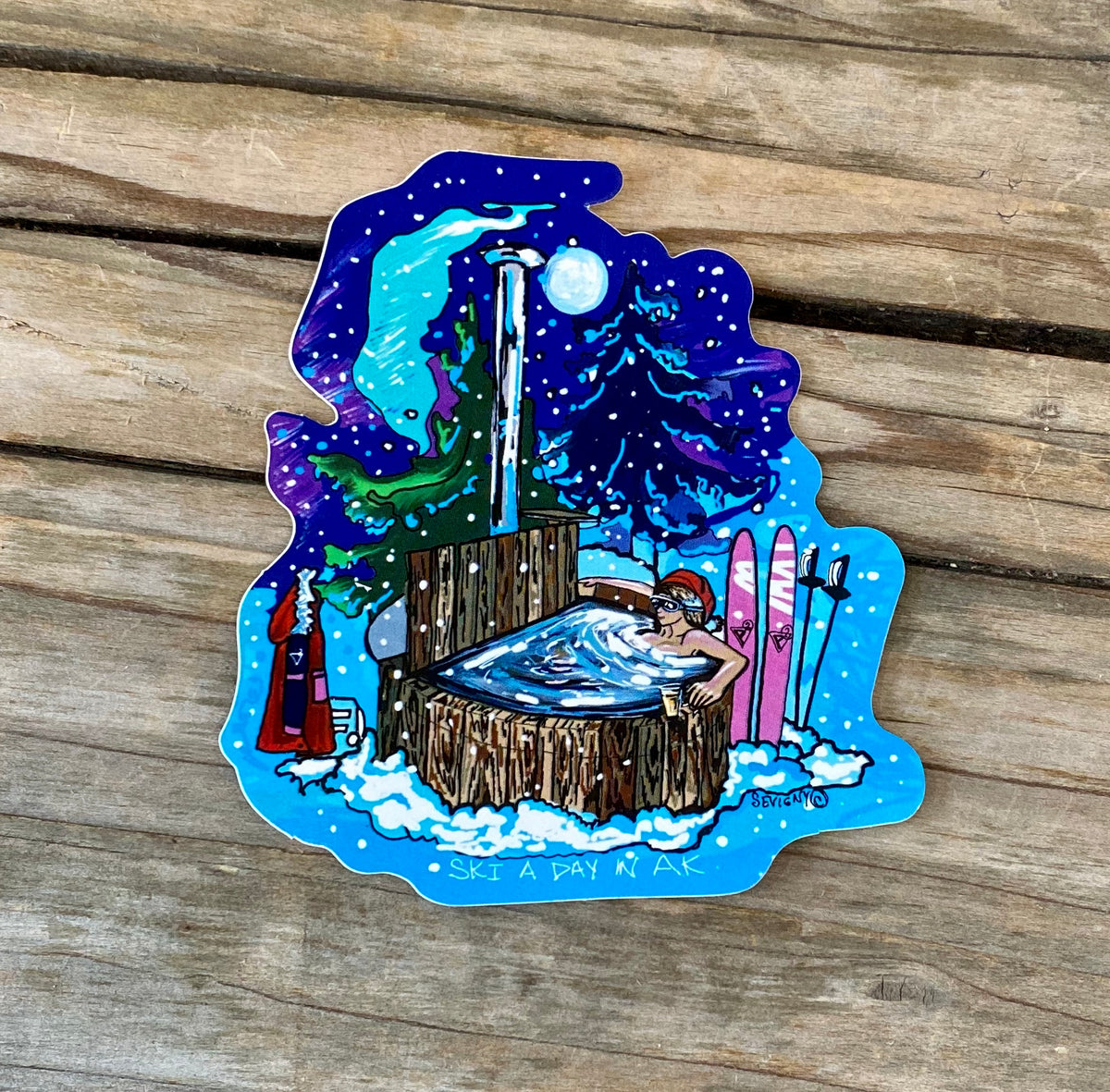 HOT TUB STICKER – Sevigny Studio