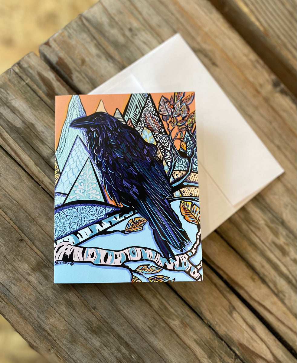 ROYAL RAVEN CARD – Sevigny Studio