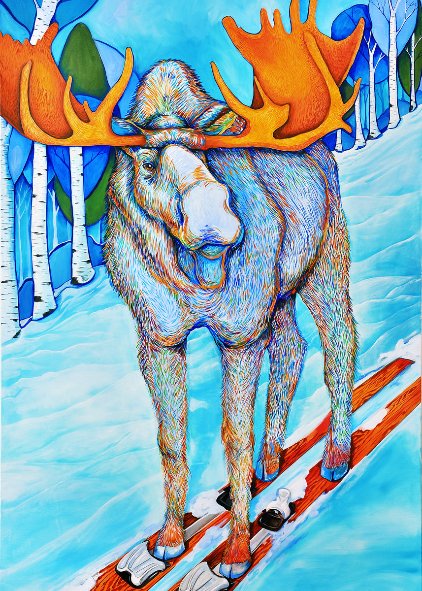 SKIING MOOSE – Sevigny Studio